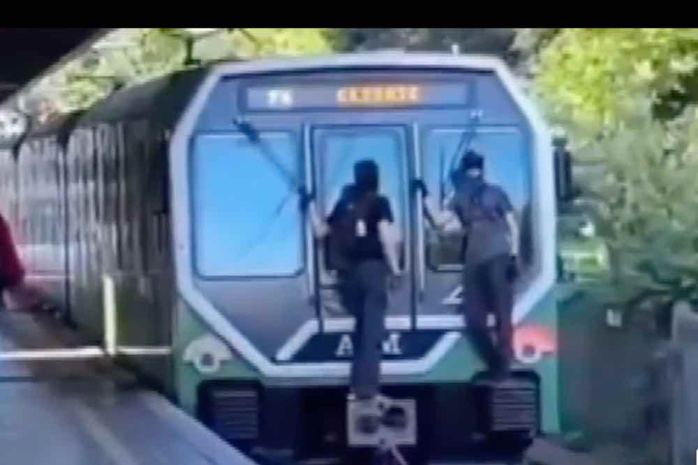 Train surfing a Milano, il primo caso italiano